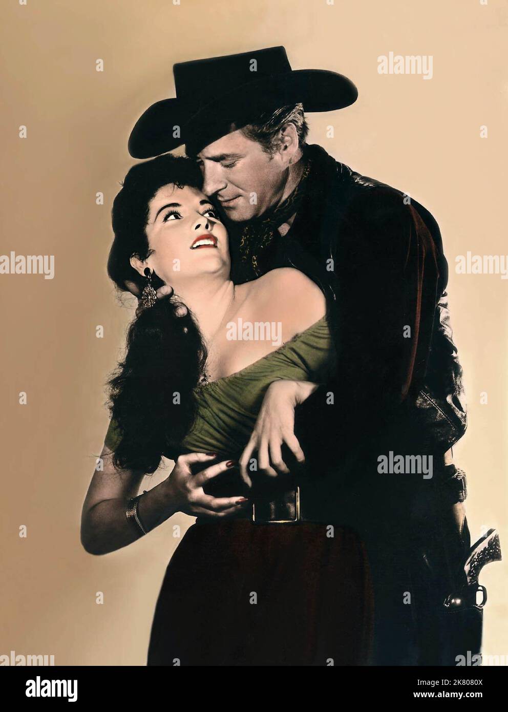 Linda Cristal & Jock Mahoney Film: The Last Of The Fast Guns (1951 ...