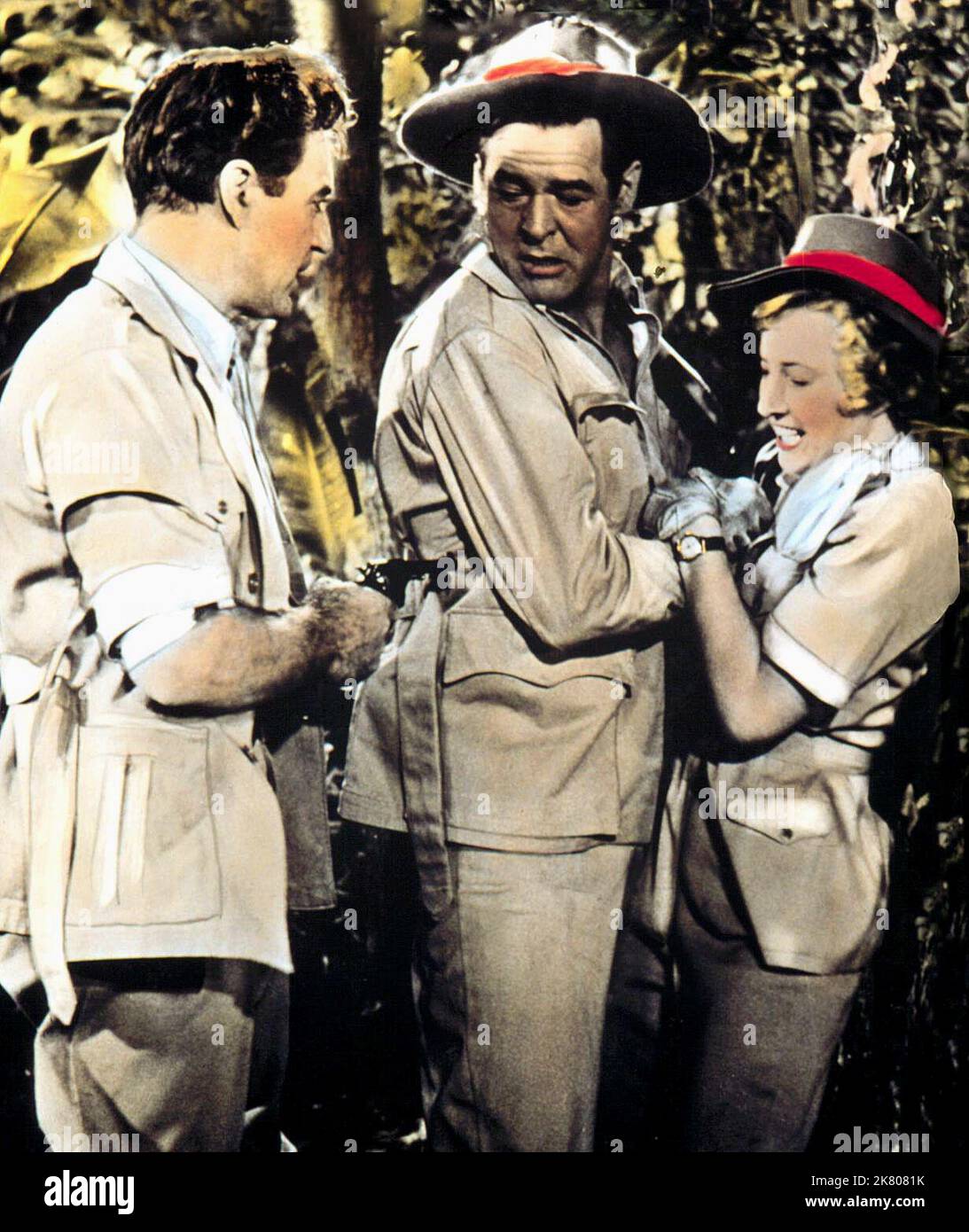 David Farrar, Robert Ryan & Barbara Stanwyck Film: Escape To Burma ...