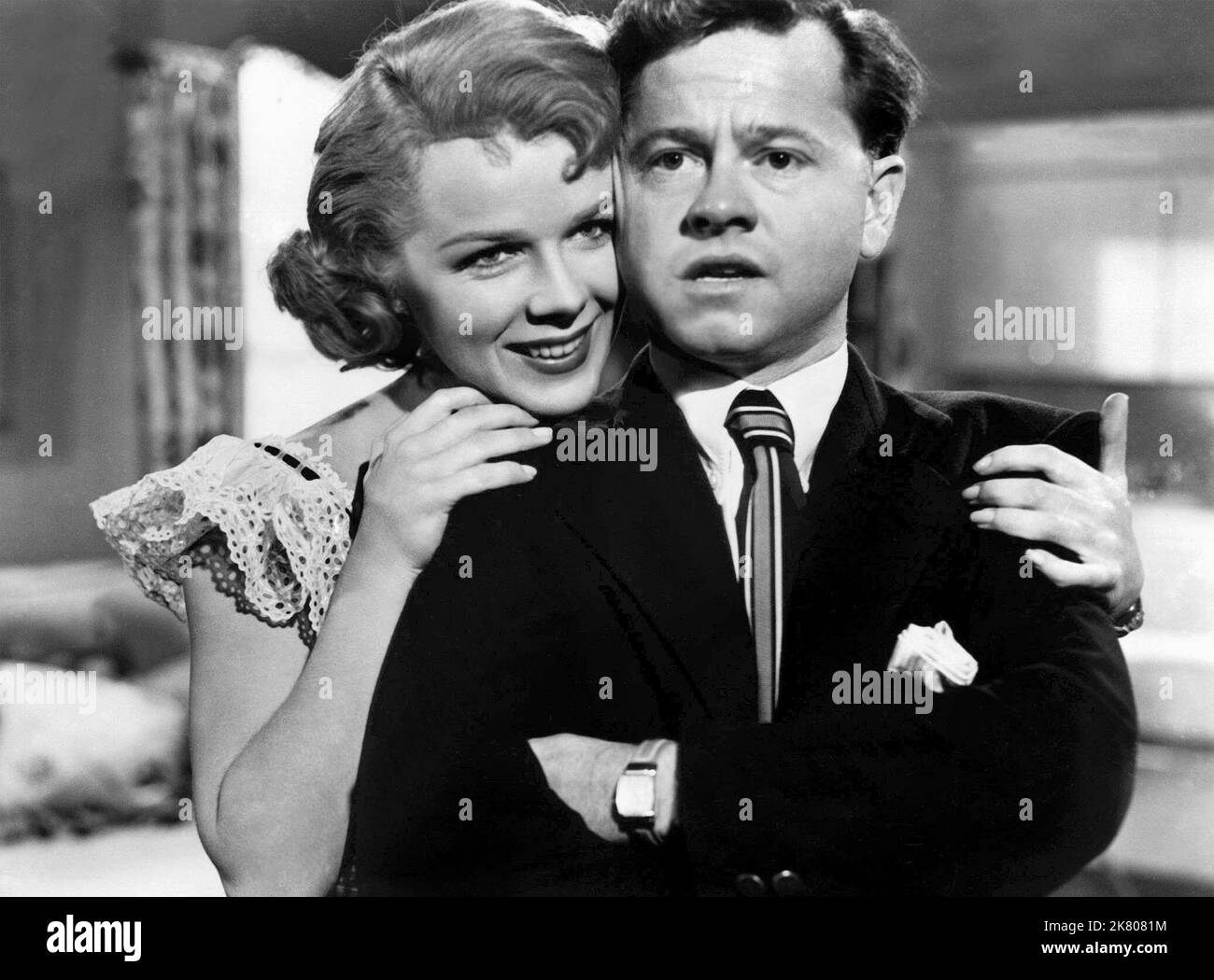 Sally Forrest & Mickey Rooney Film The Strip (1955) Characters: Jane ...