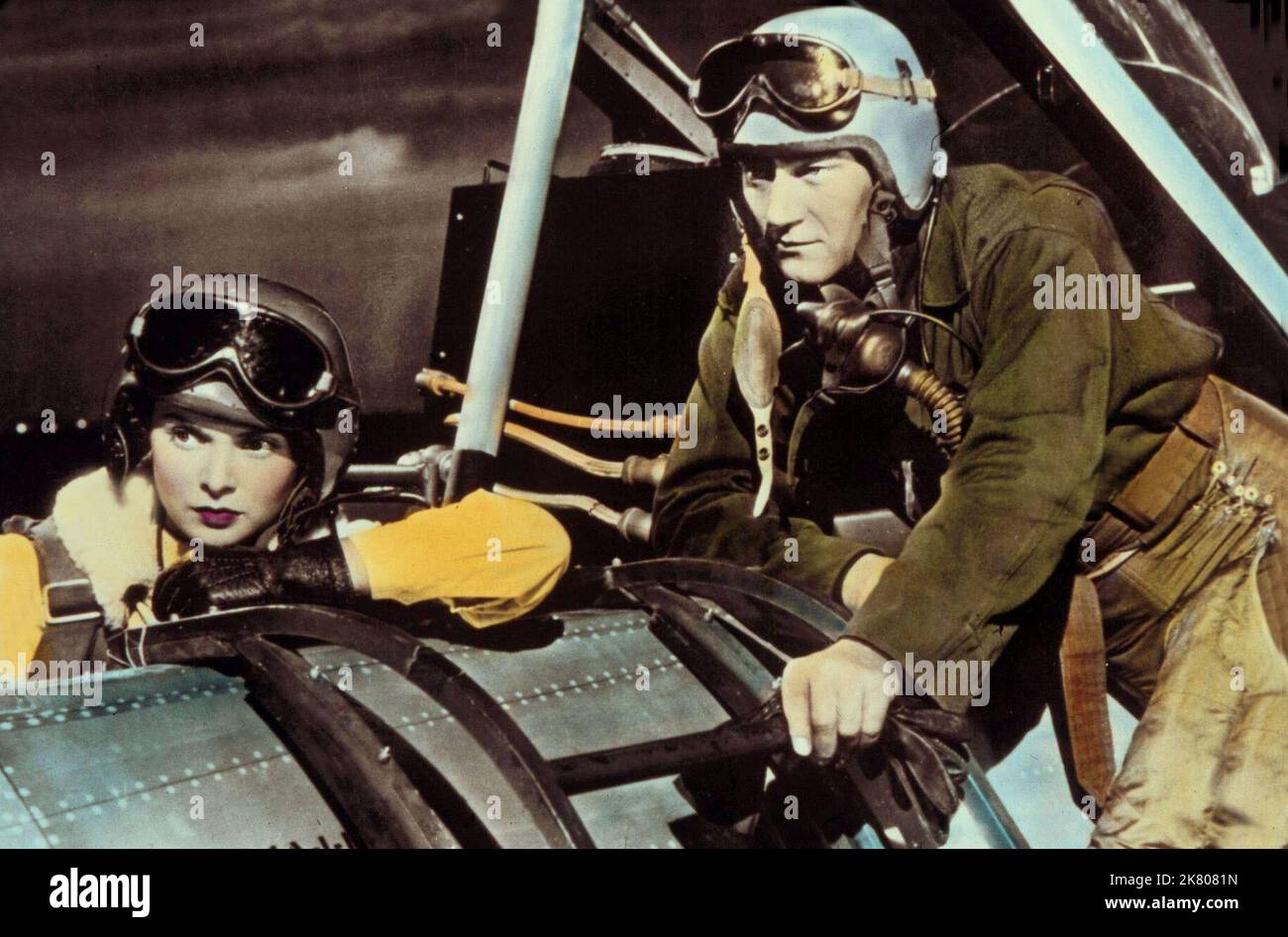 Janet Leigh & John Wayne Film Jet Pilot (1951) Characters: Lt. Anna Marladovna Shannon / Olga ...