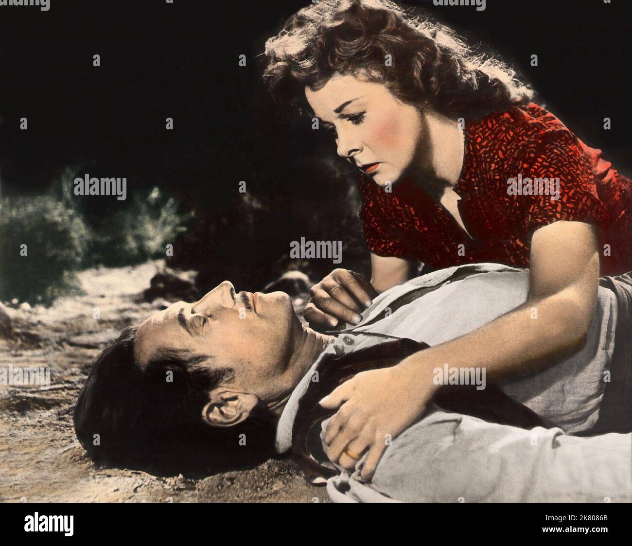 Susan Hayward & Carl Esmond Film Thunder In The Sun (1958) Characters ...