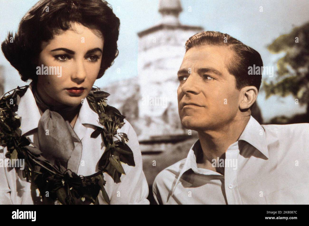 Elizabeth Taylor & Dana Andrews Film: Elephant Walk (1954) Characters ...