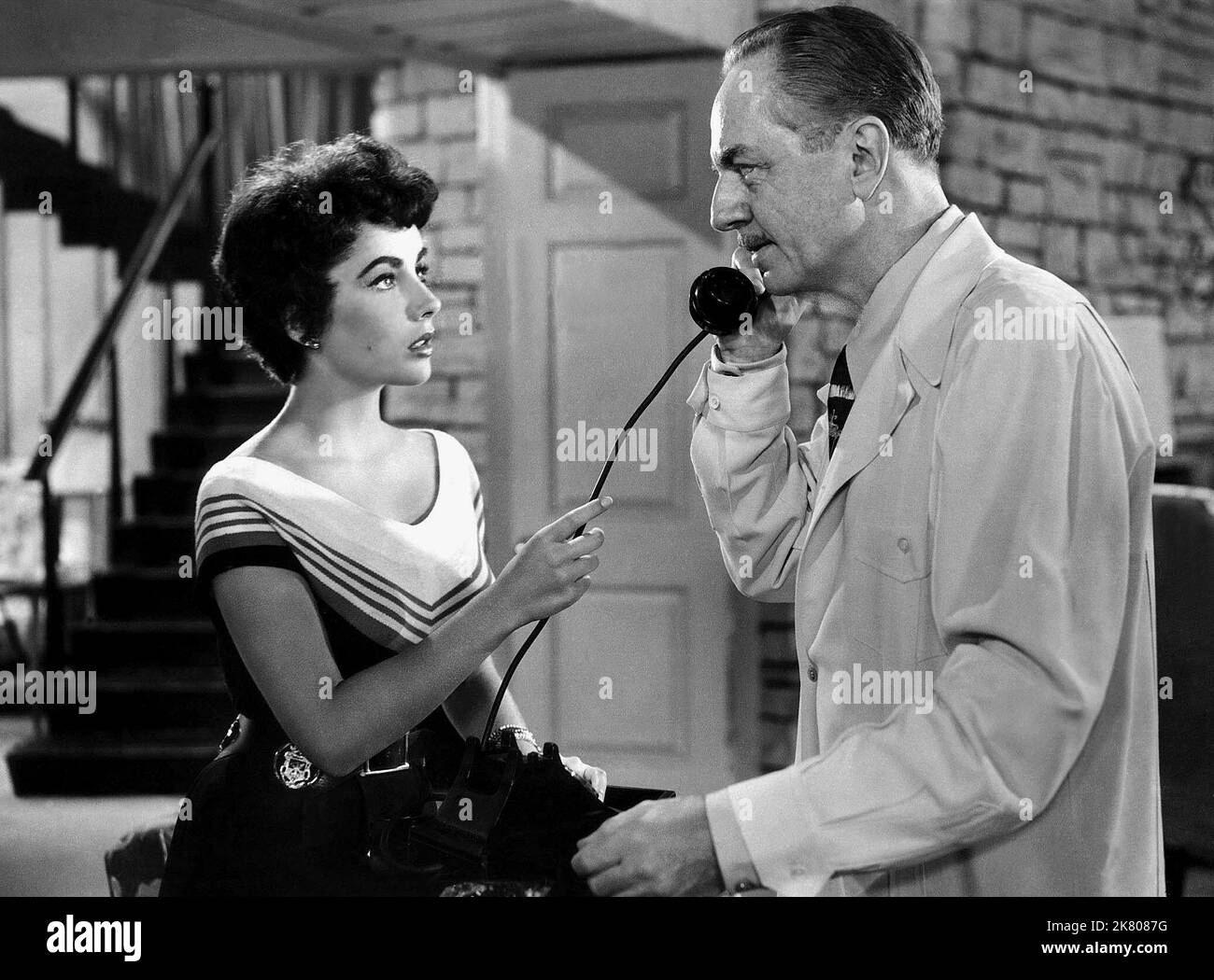 Elizabeth Taylor & William Powell Film The Girl Who Had Everything ...