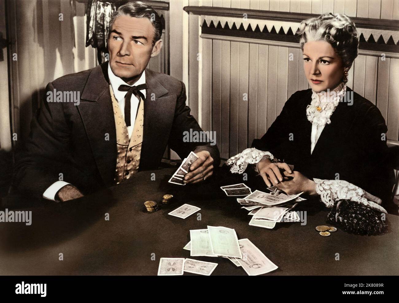 Randolph Scott & Claire Trevor Film Stranger Wore A Gun (1958 ...