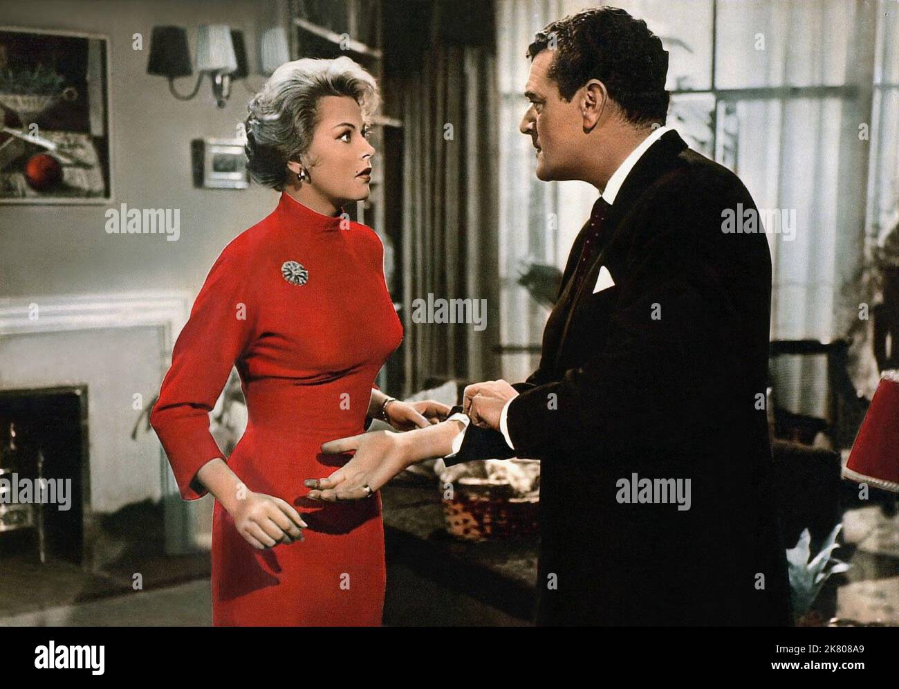 Arlene Dahl & Jack Hawkins Film: Fortune Is A Woman;She Played With Fire (1957) Characters ...