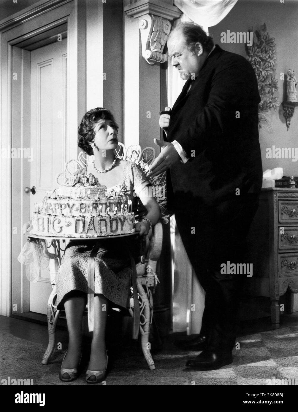 Judith Anderson & Burl Ives Film: Cat On A Hot Tin Roof (USA 1958 ...