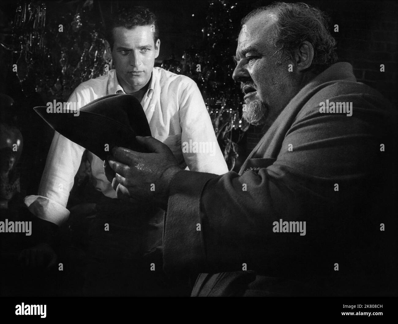 Paul Newman & Burl Ives Film: Cat On A Hot Tin Roof (USA 1958 ...