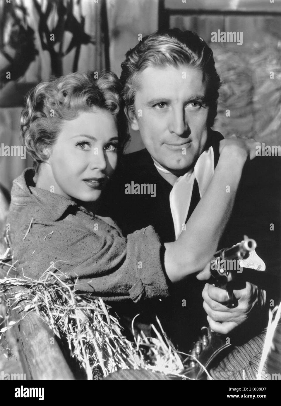 Virginia Mayo & Kirk Douglas Film Along The Great Divide (USA 1951 ...