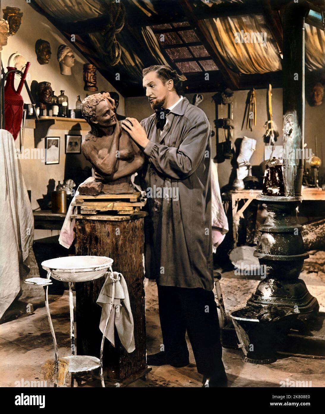 Vincent Price Film House Of Wax (USA 1953) Characters: Prof. Henry ...