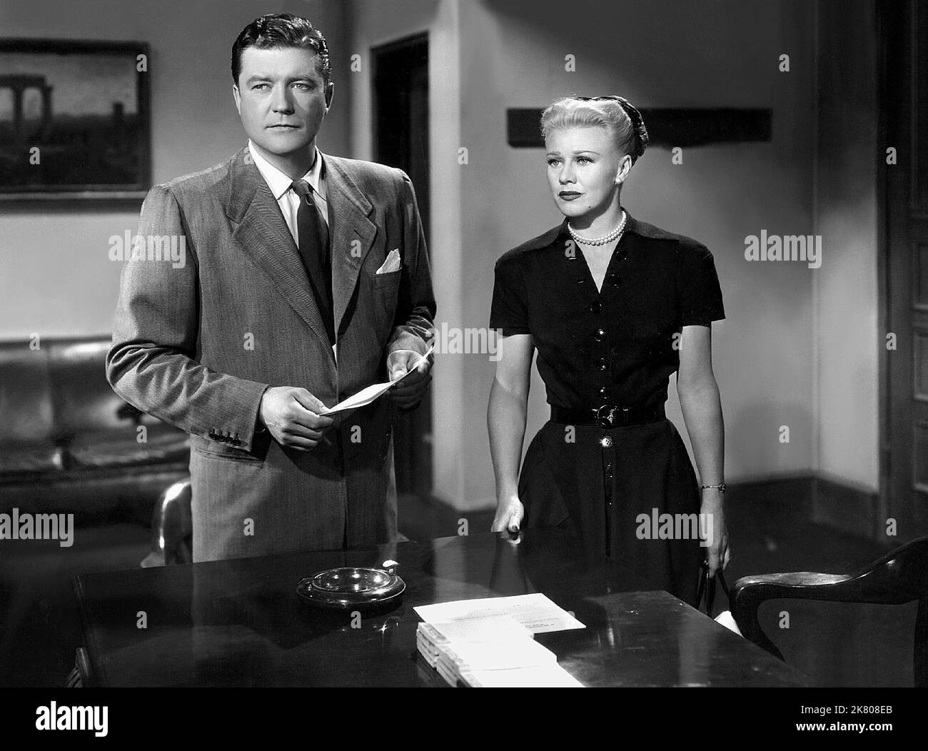 Dennis Morgan & Ginger Rogers Film: Perfect Strangers (1956) Characters ...