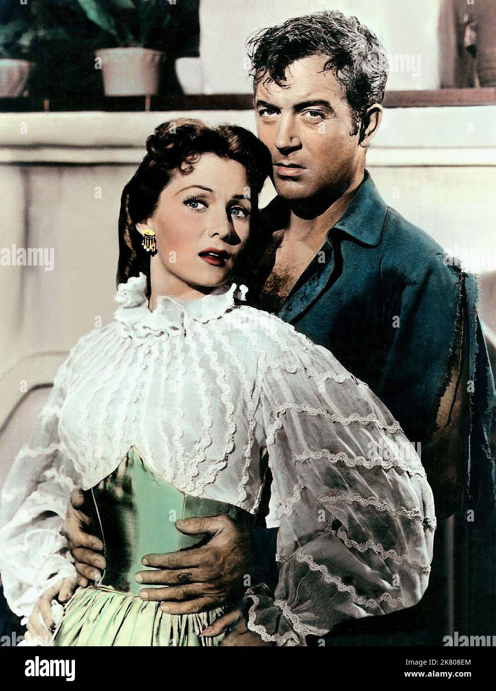 Rhonda Fleming & John Payne Film: The Eagle And The Hawk (USA 1950 ...