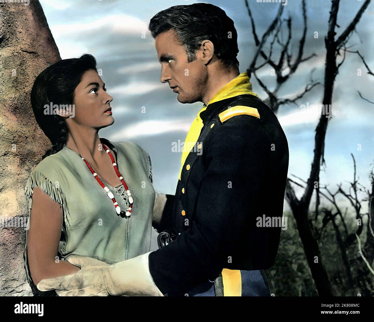 Jaon Taylor & Robert Stack Film: War Paint (1954) Characters: & Lt ...