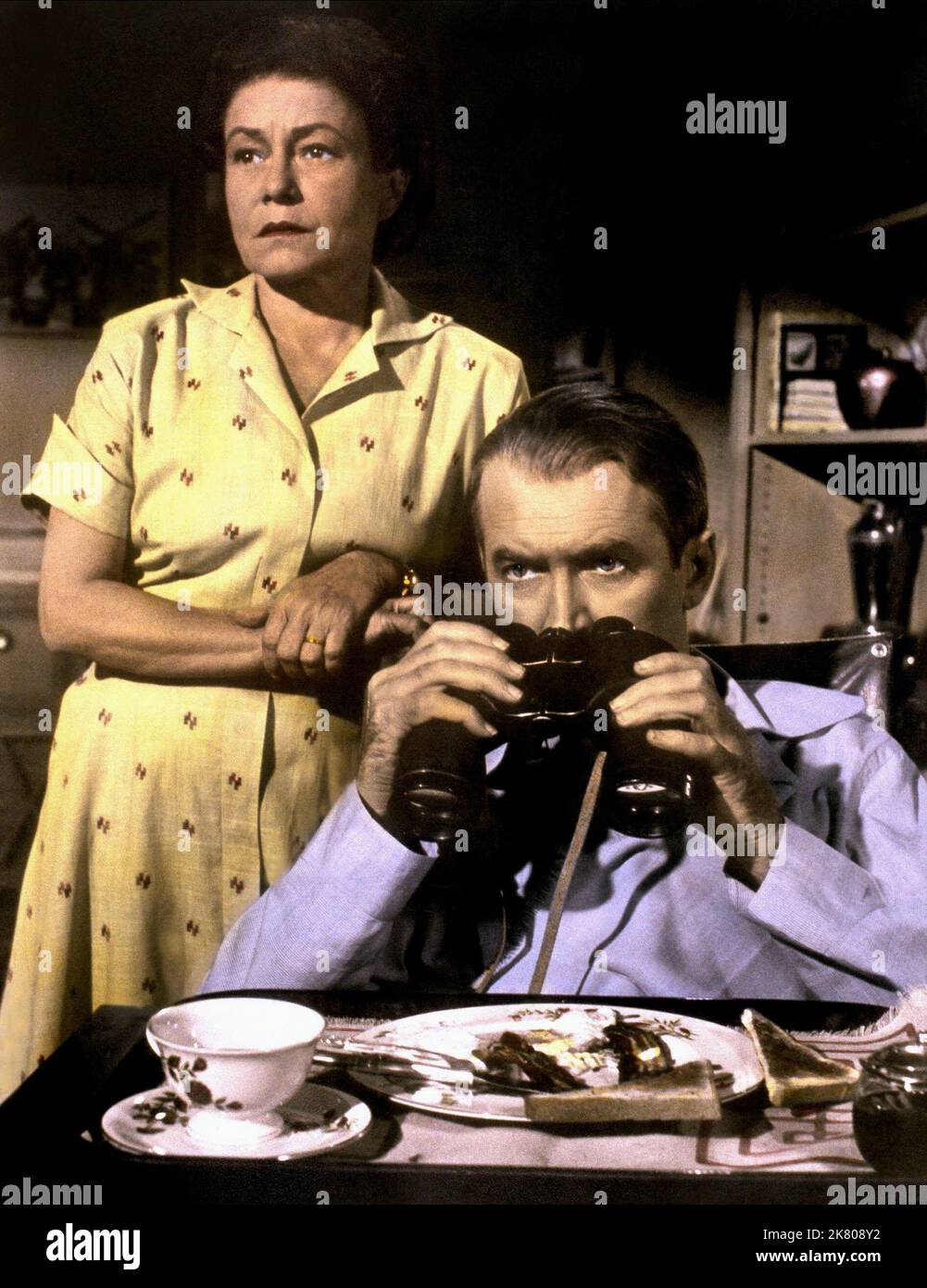 Thelma Ritter & James Stewart Film Rear Window (USA 1954) Characters ...