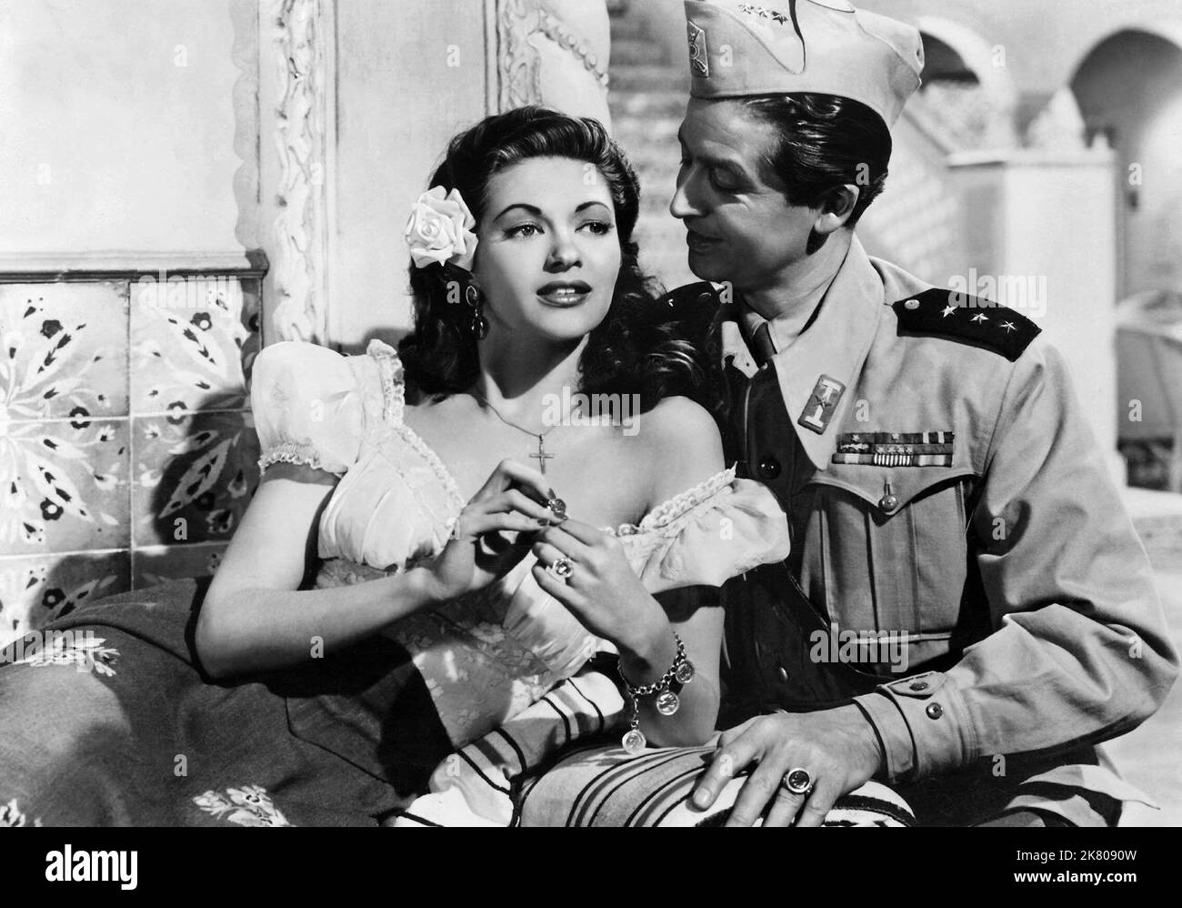 Yvonne De Carlo, Carlo Schmuck Film Hotel Sahara (1950) Characters ...