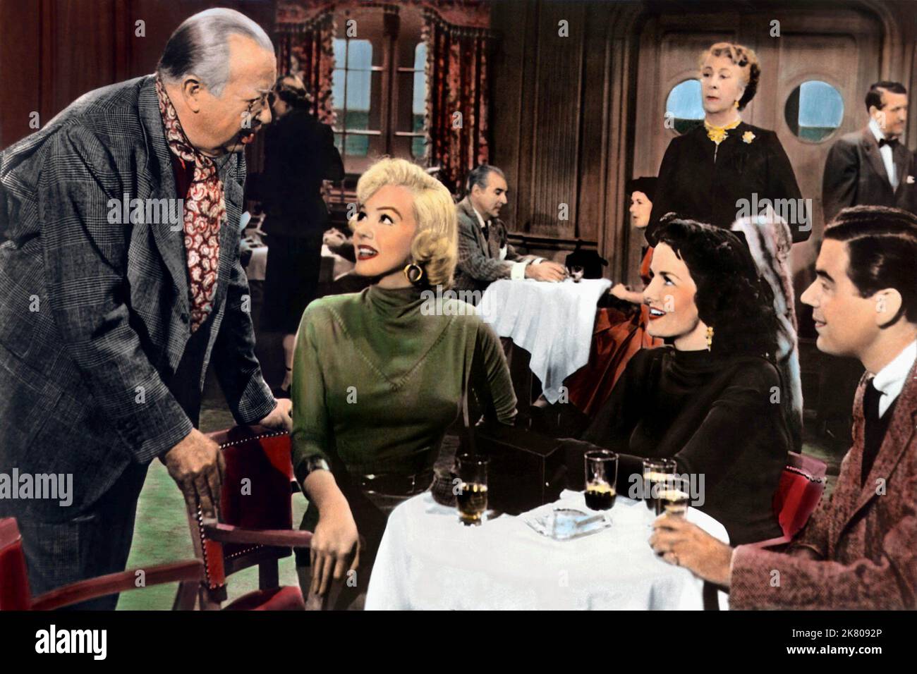 Charles Coburn Marilyn Monroe Jane Russell And Tommy Noonan Film