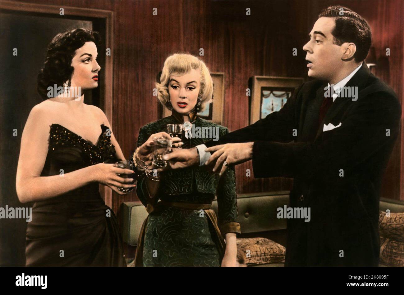 Jane Russell, Marilyn Monroe & Tommy Noonan Film: Gentlemen Prefer ...