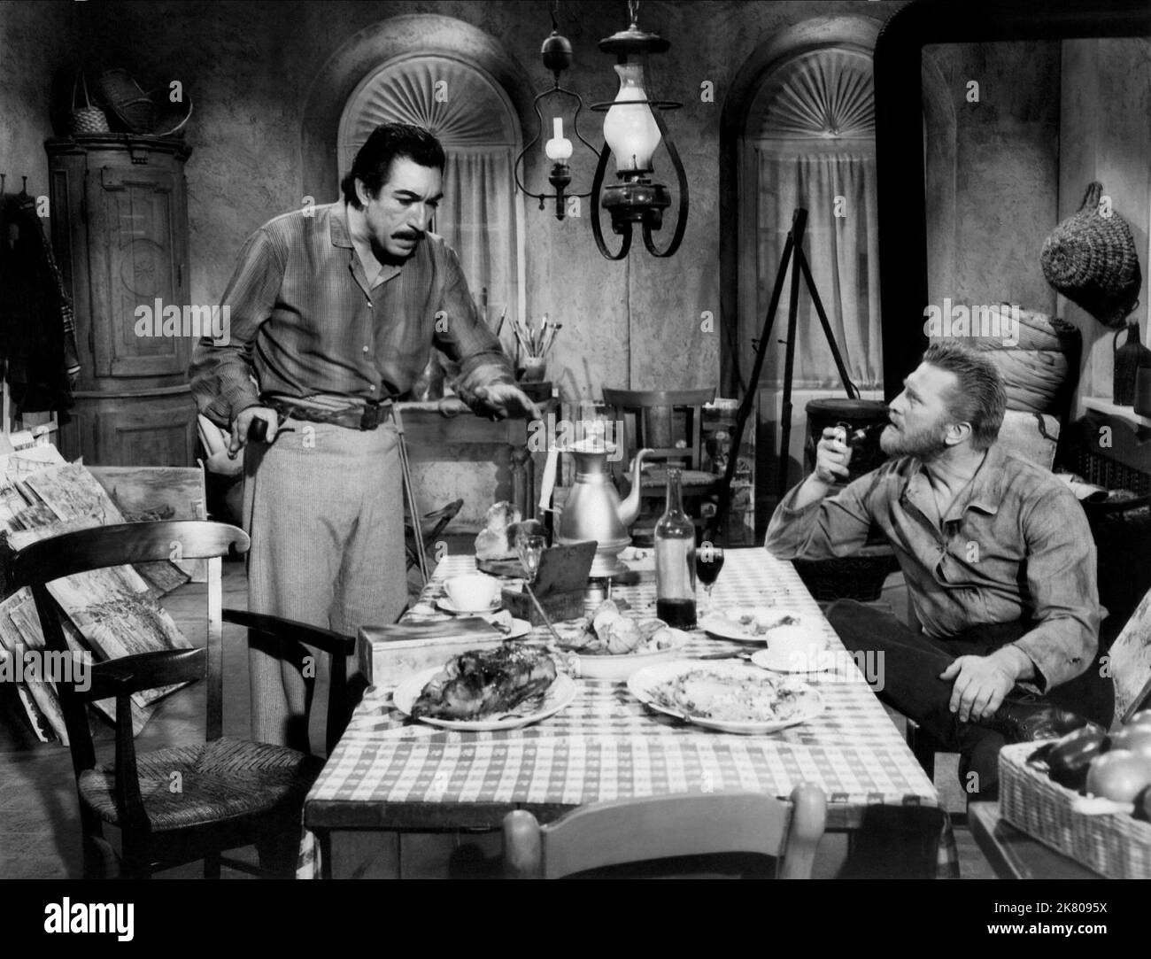 Anthony Quinn & Kirk Douglas Film Lust For Life (USA 1956) Characters ...