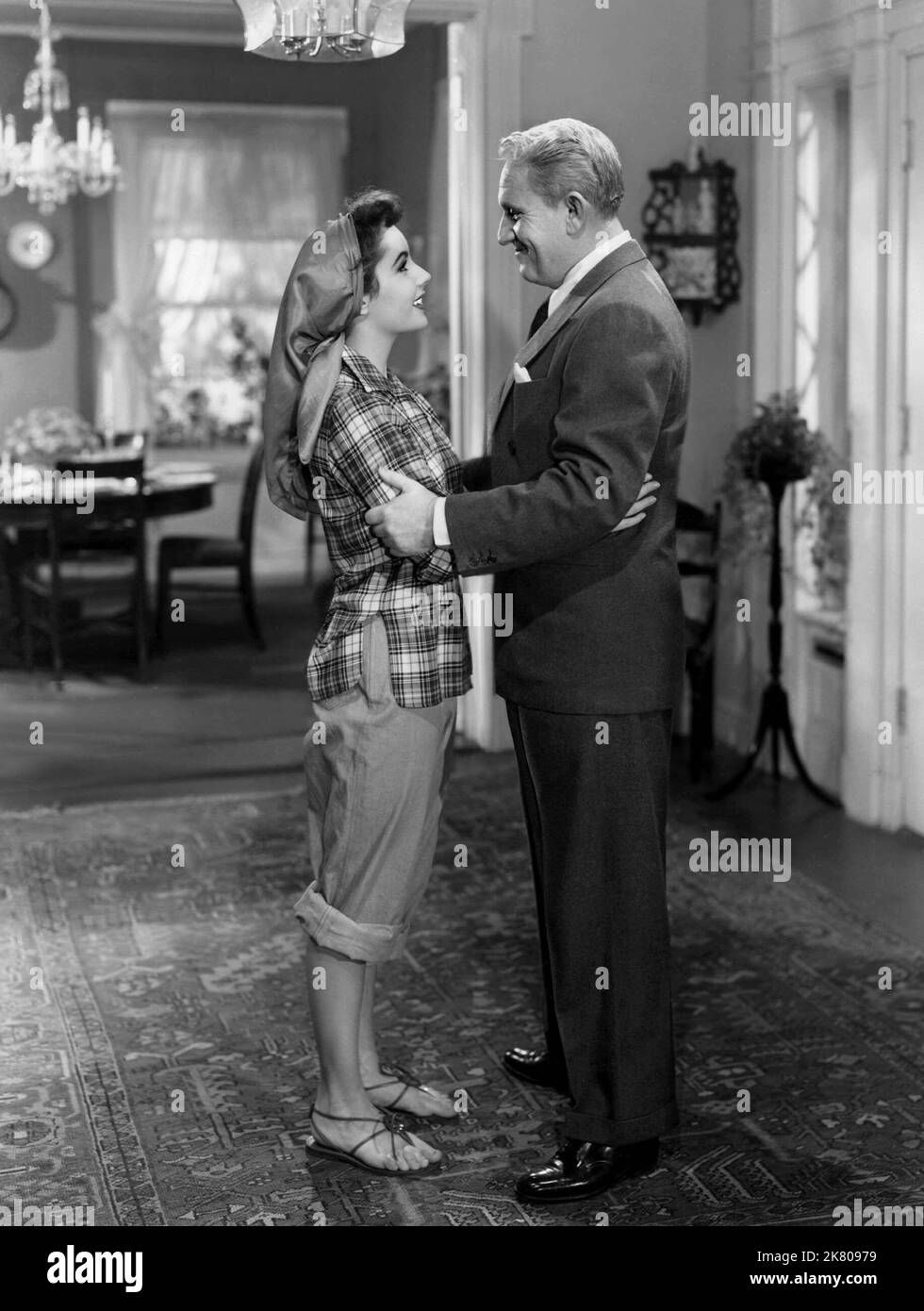 Elizabeth Taylor & Spencer Tracy Film Father Of The Bride (USA 1950 ...