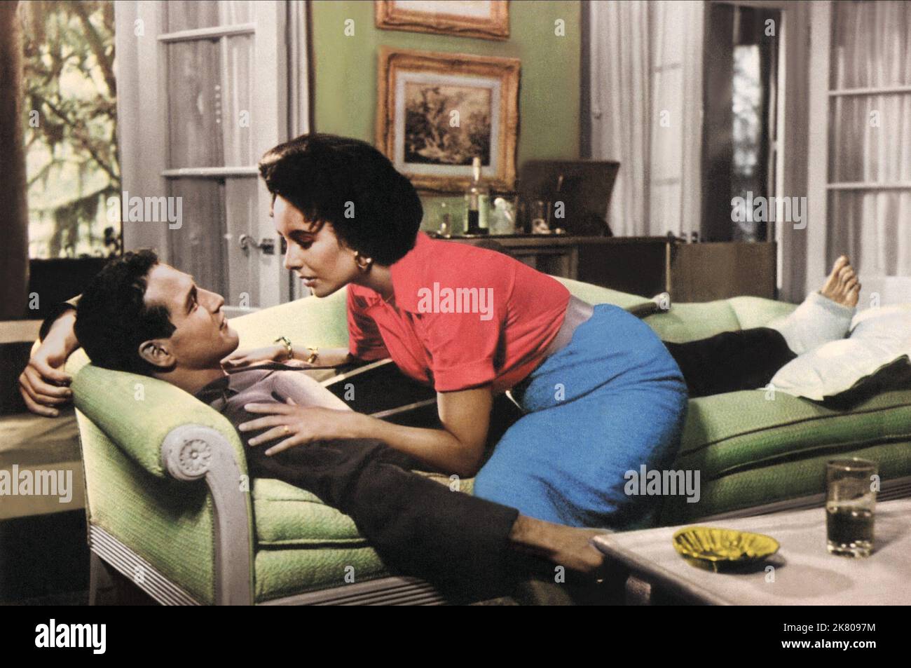 Paul Newman & Elizabeth Taylor Film: Cat On A Hot Tin Roof (USA 1958 ...