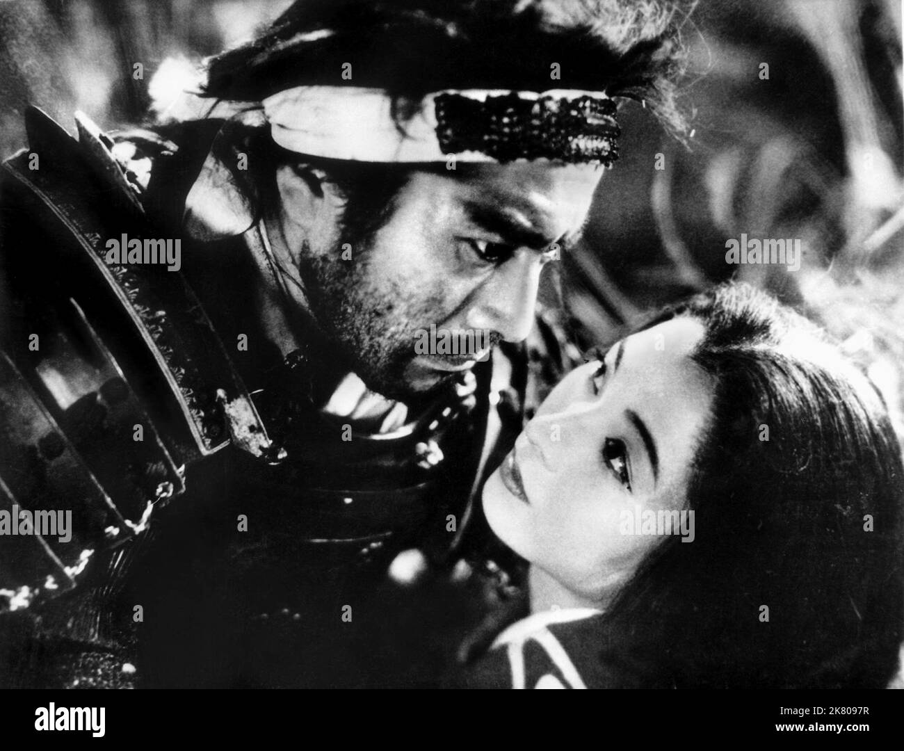 Toshiro Mifune & Machiko Kyo Film Rashomon, In The Woods (1950 ...