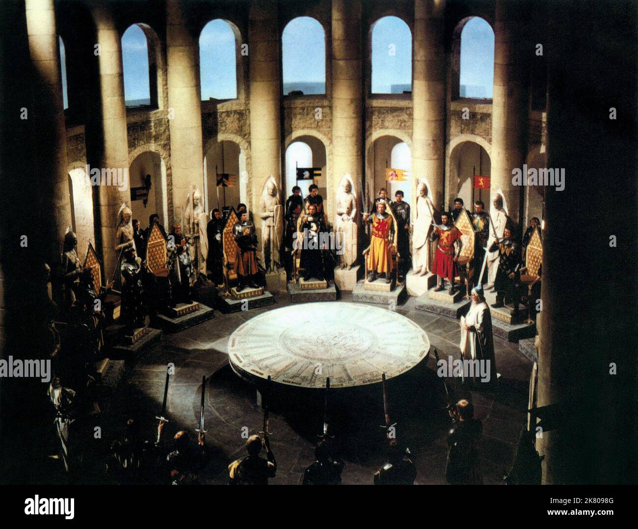 Round Table Scene Film: Knights Of The Round Table (USA 1953) Director ...
