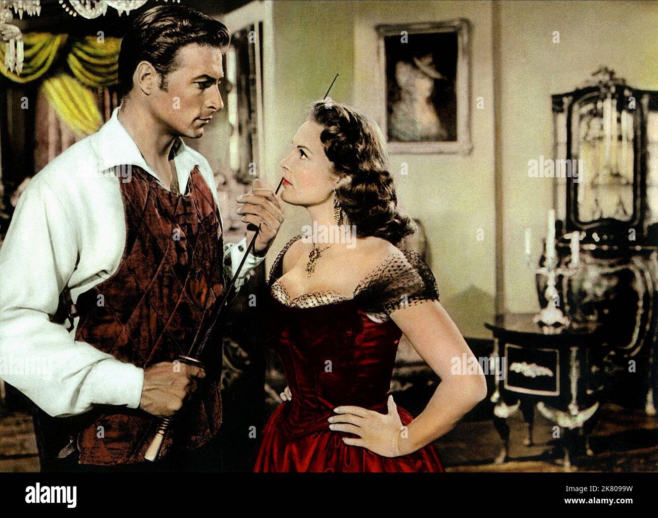 Lex Barker & Patricia Medina Film Duel On The Mississippi (AT 1955 ...