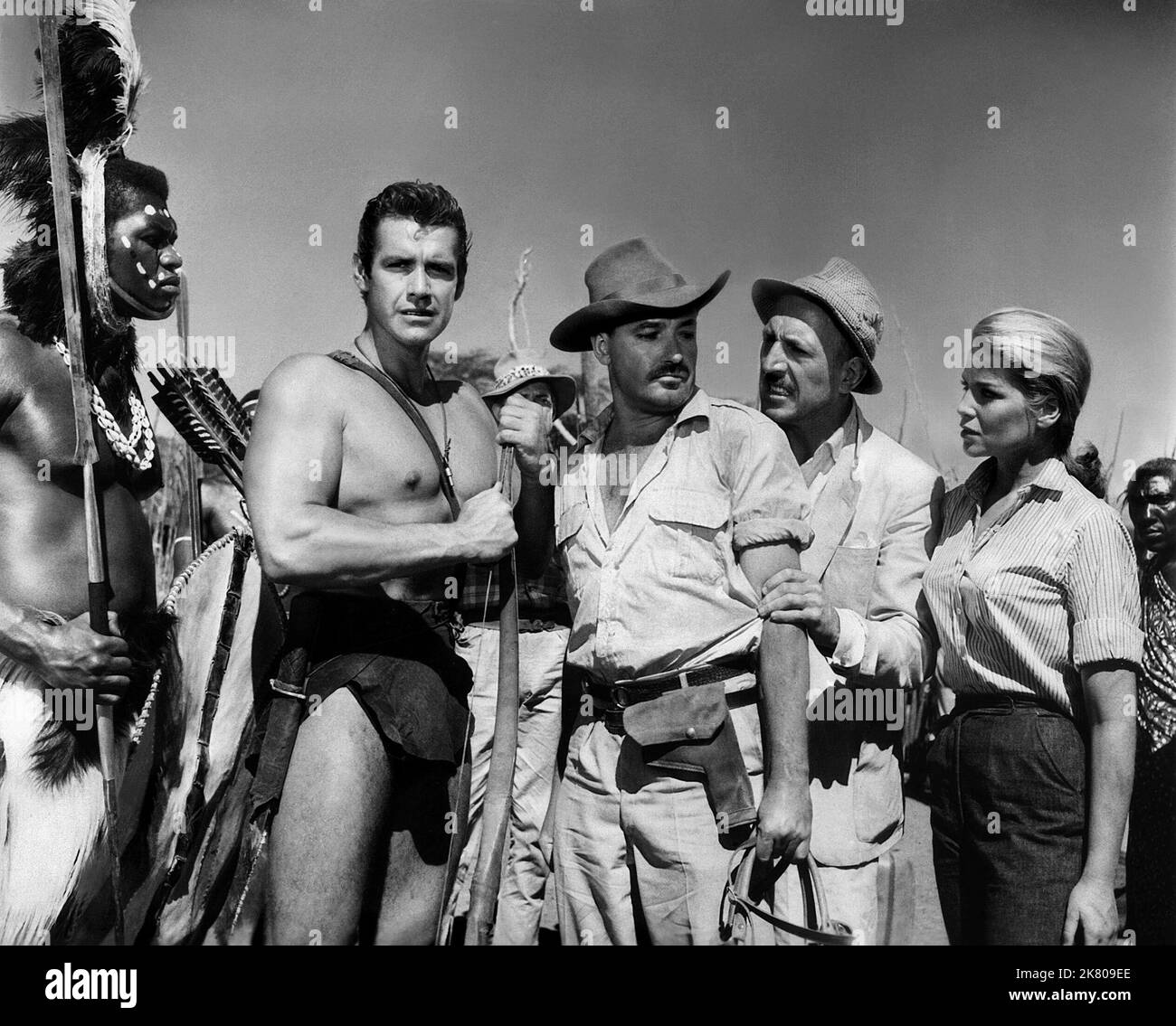 Gordon Scott & Eva Brent Film: Tarzan And The Trappers (TV-Film ...