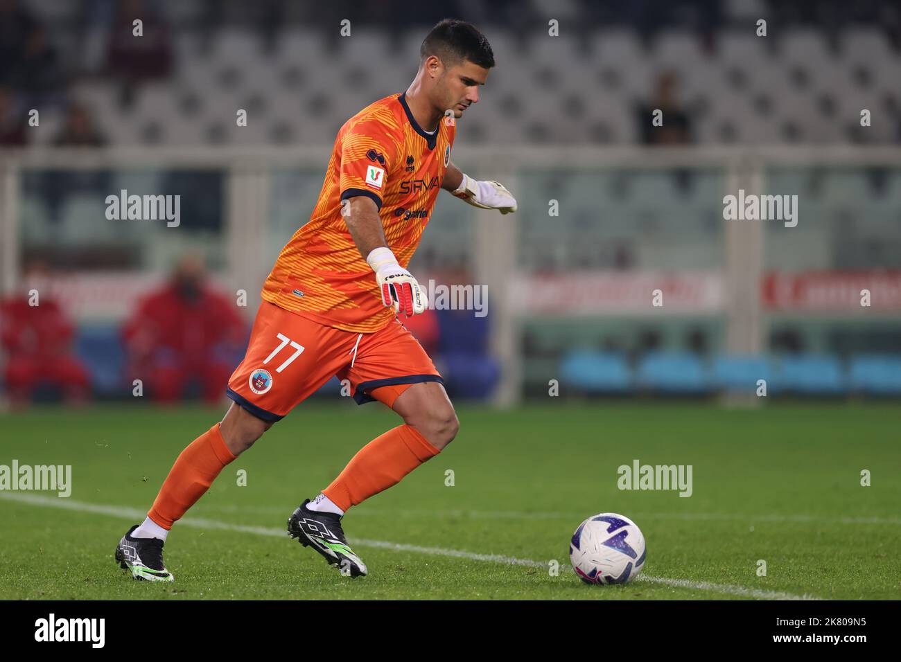 Turin, Italy, 18th October 2022. Luca Maniero of AS Cittadella during ...