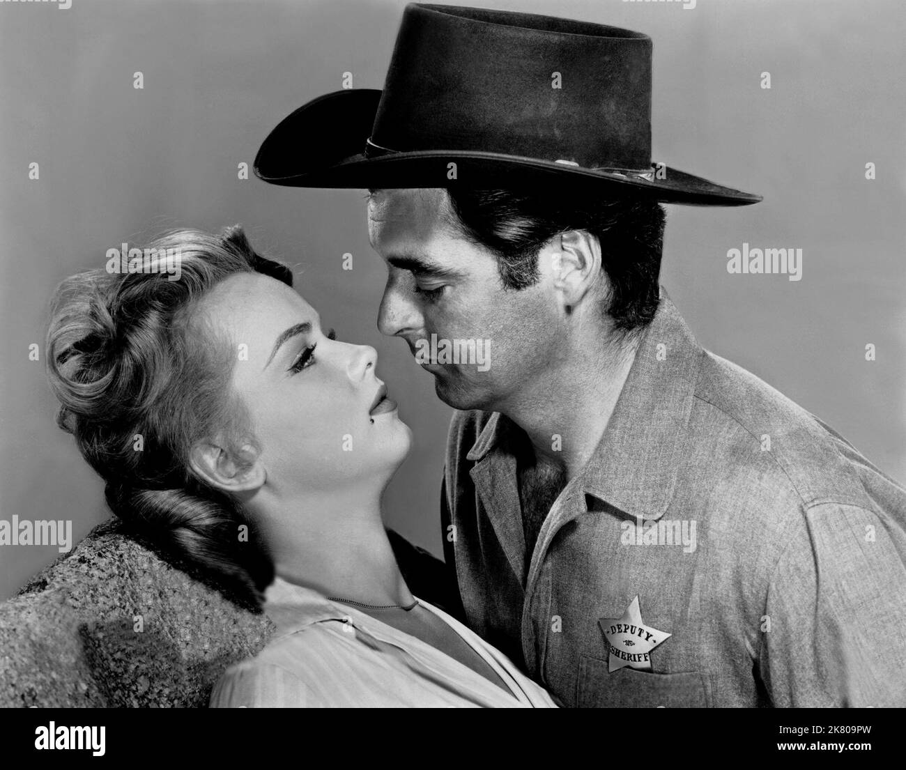 Anne Francis & Rory Calhoun Film: The Hired Gun (1953) Characters ...