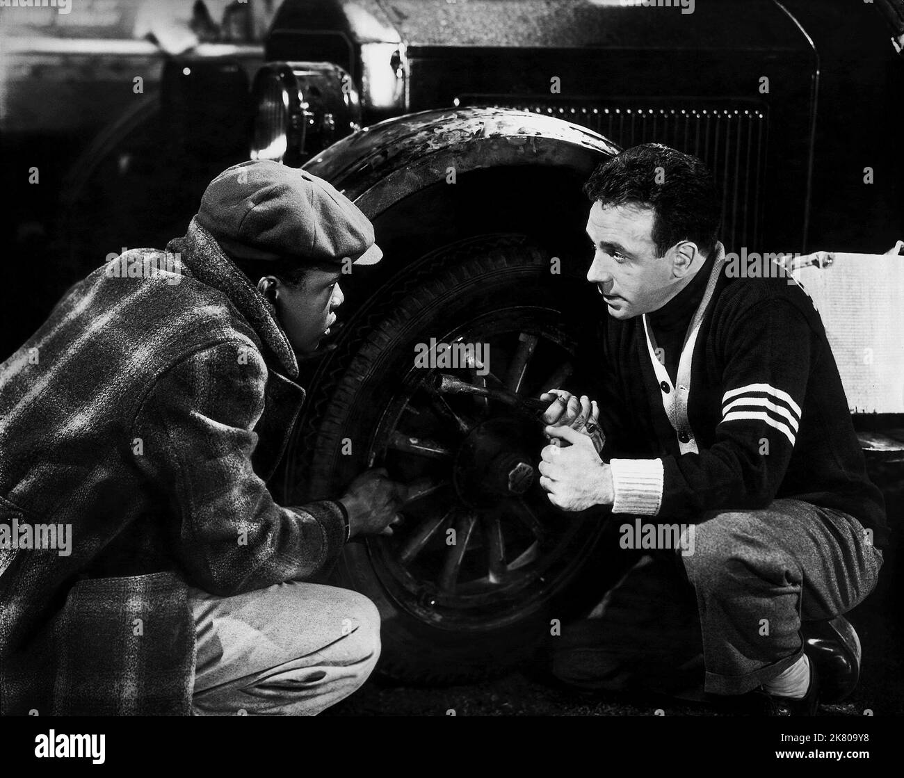 Sidney Poitier & Dane Clark Film Go Man Go (USA 1954) Characters: Inman ...