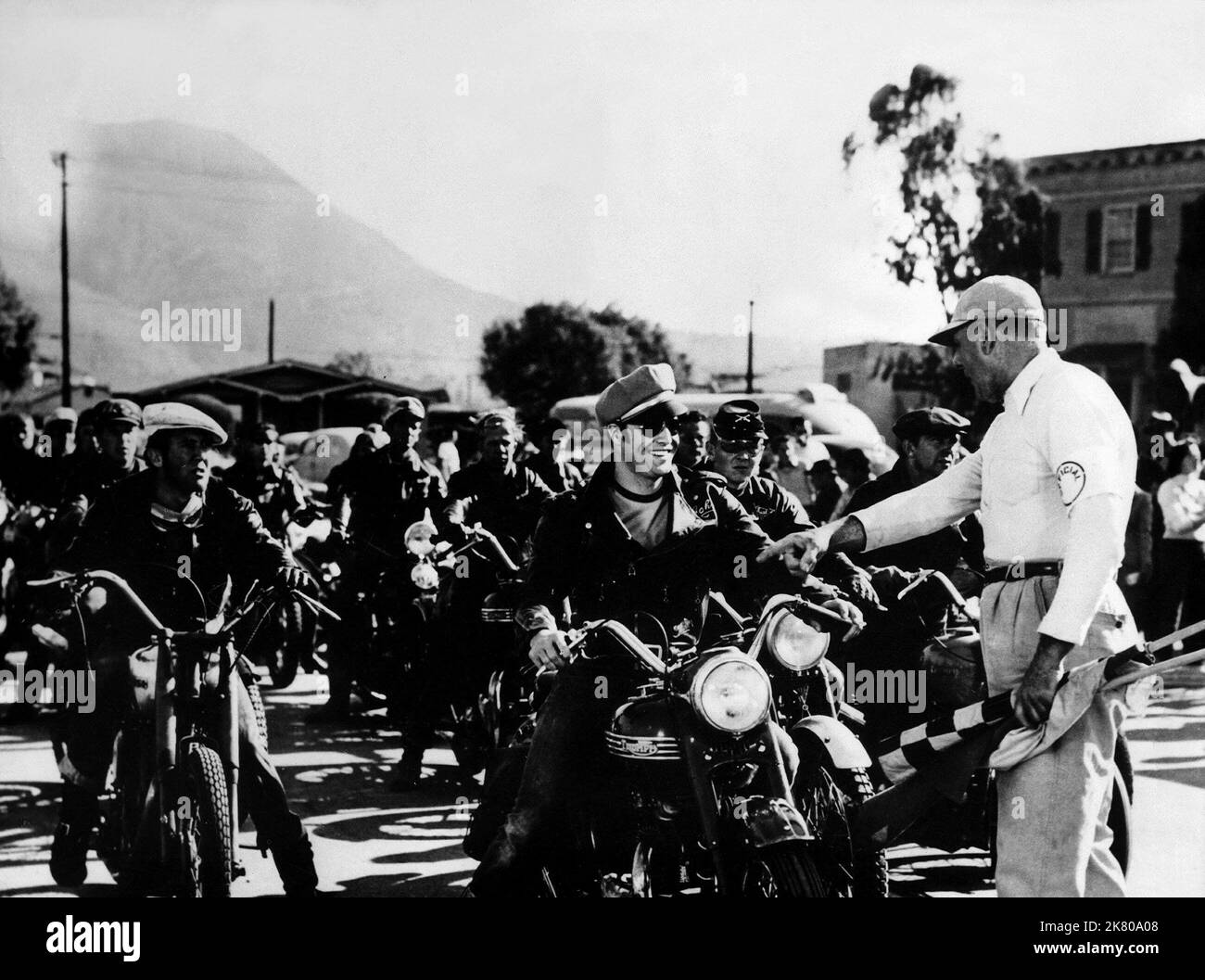 Marlon Brando Film: The Wild One (1957) Characters: Johnny Strabler ...