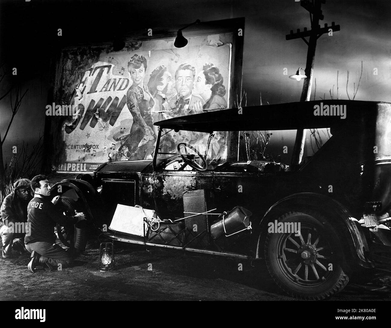 Sidney Poitier & Dane Clark Film Go Man Go (USA 1954) Characters: Inman ...