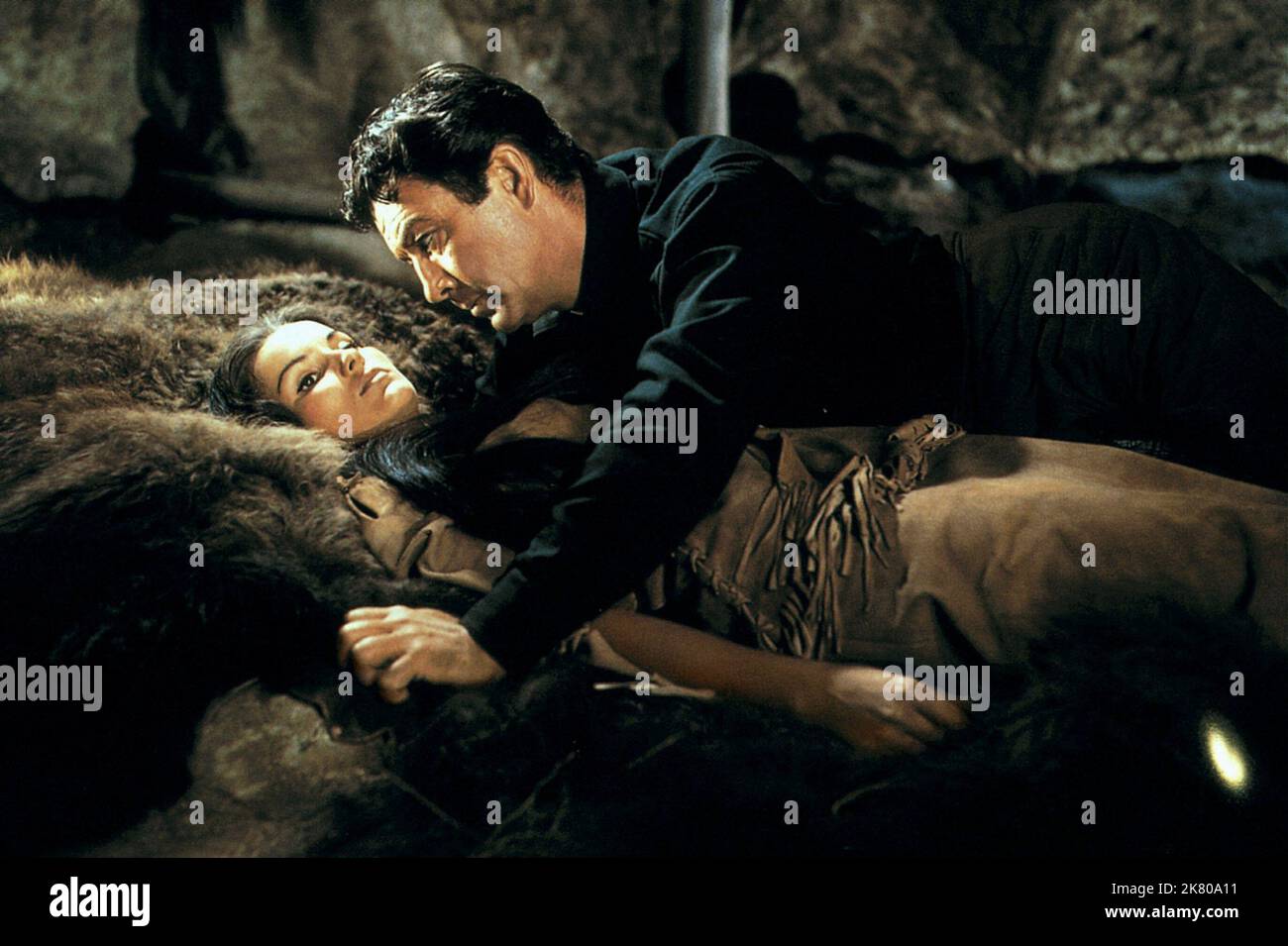 Debra Paget & Robert Taylor Film The Last Hunt (1954) Characters ...