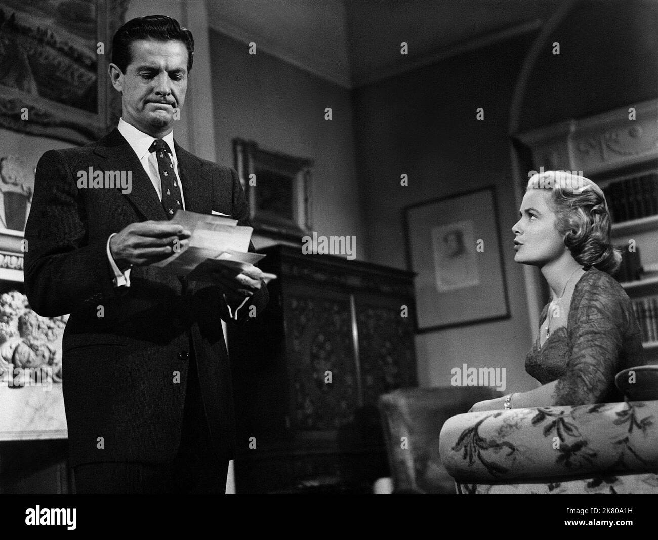 Robert Cummings & Grace Kelly Film Dial M For Murder (1954) Characters ...