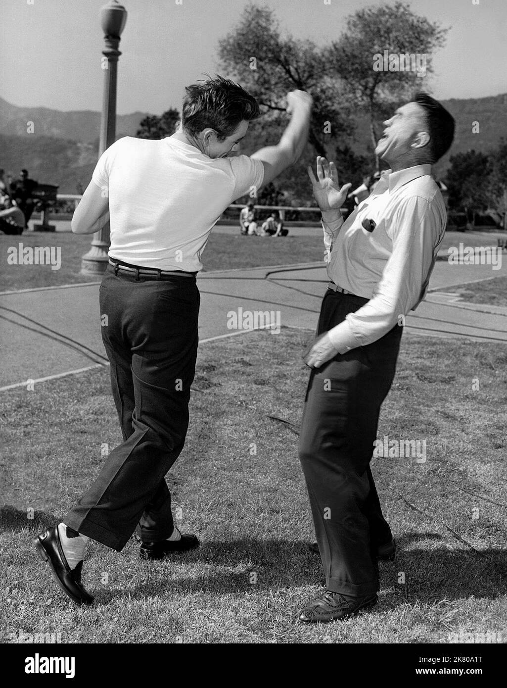 James Dean & Mushy Callahan Film Rebel Without A Cause (USA 1955 ...