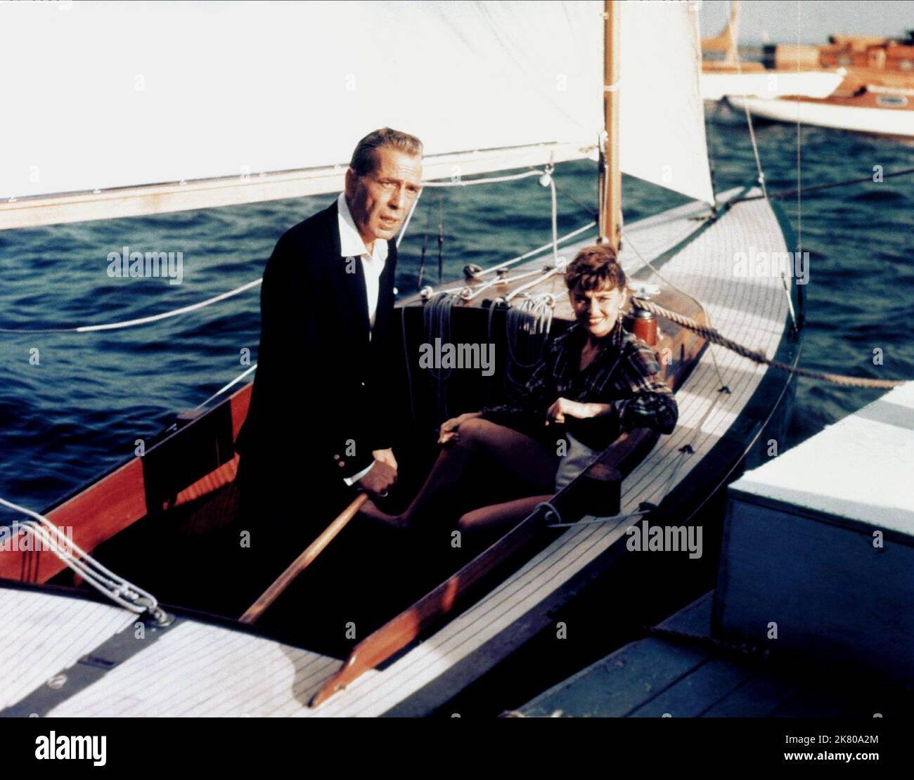 Humphrey Bogart & Audrey Hepburn Film: Sabrina; Sabrina Fair (USA 1954 ...