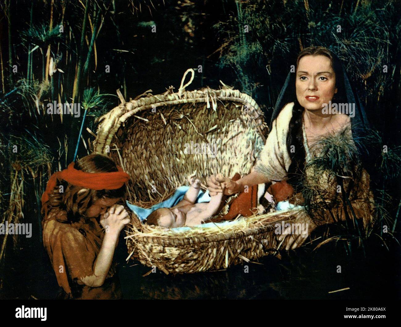 Fraser Heston & Martha Scott Film The Ten Commandments (USA 1956 ...