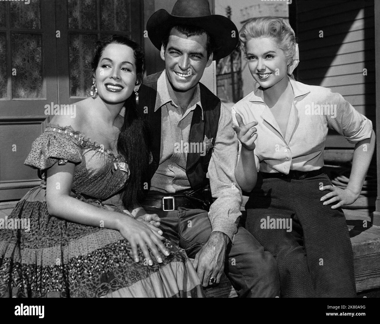 Lita Baron, Rory Calhoun & Martha Hyer Film: Red Sundown (1958 ...