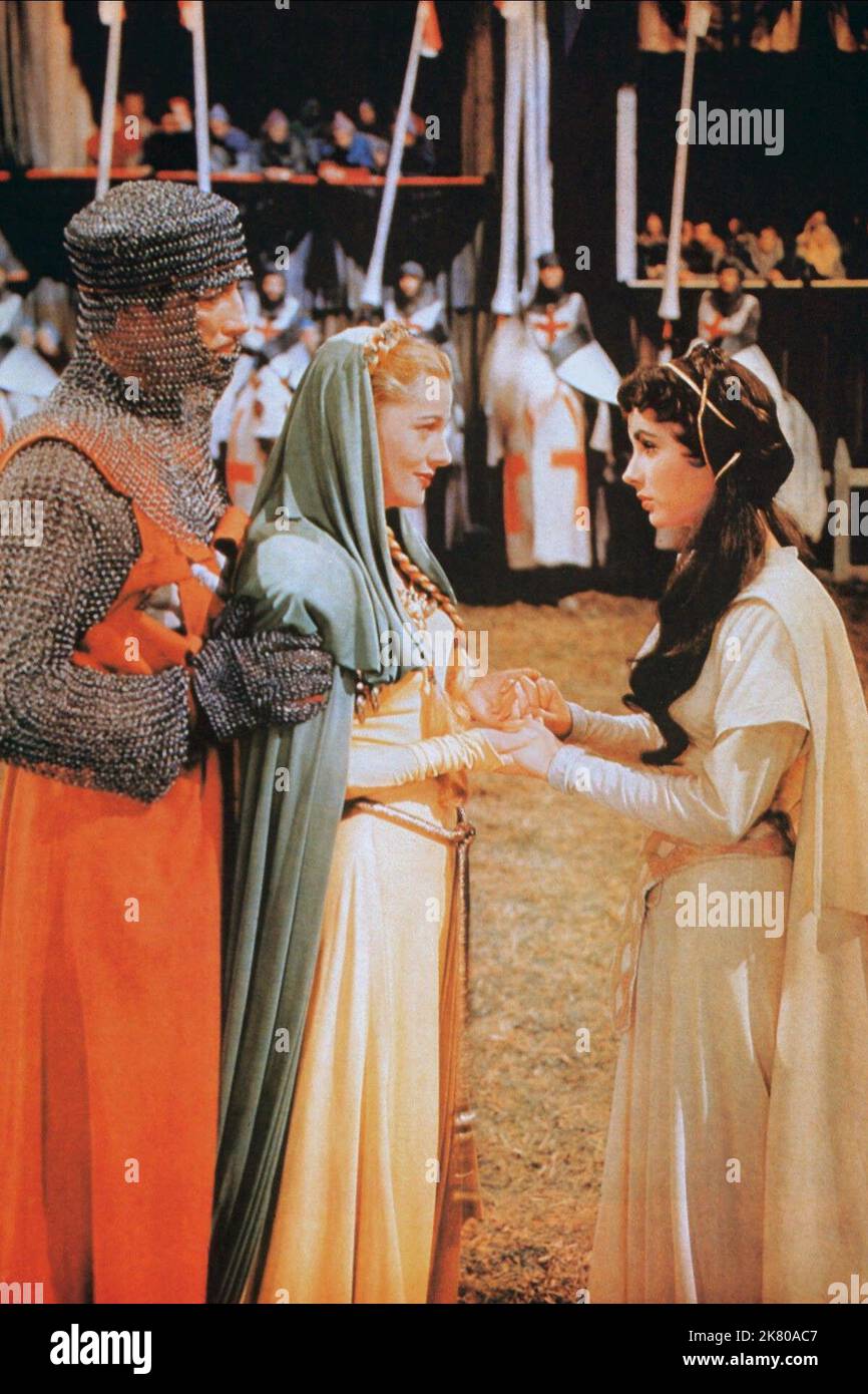 Joan Fontaine & Elizabeth Taylor Film Ivanhoe (USA 1952) Characters ...