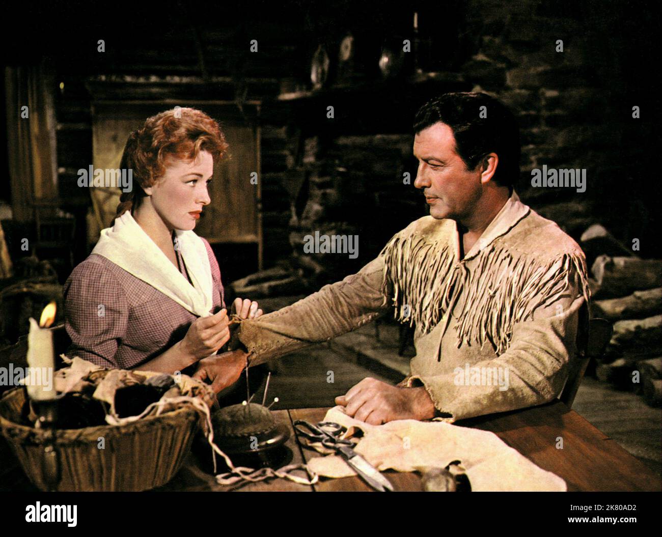 Eleanor Parker & Robert Taylor Film Many Rivers To Cross (USA 1955 ...