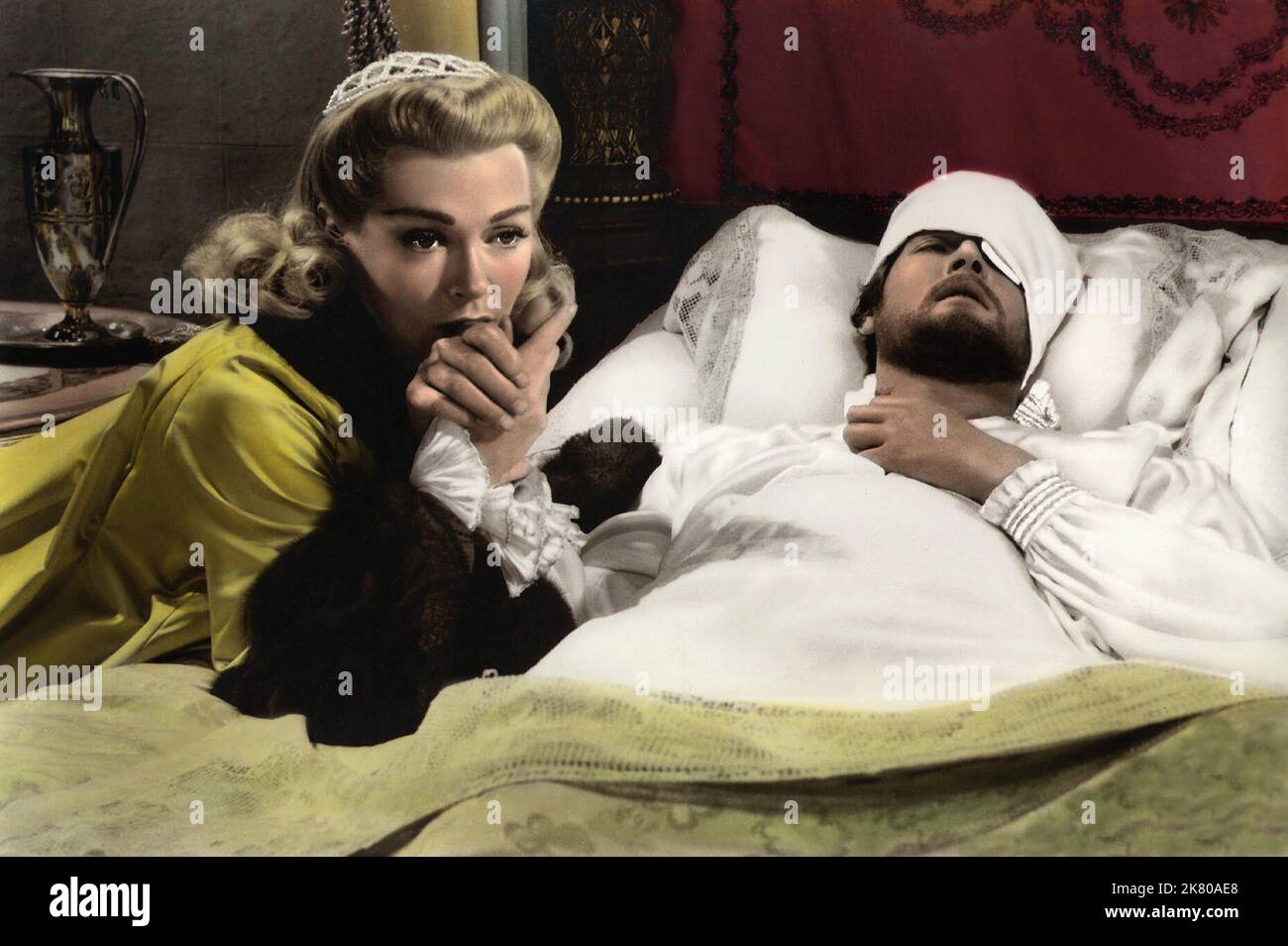 Lana Turner & Roger Moore Film Diane (USA 1956) Characters: Diane de ...