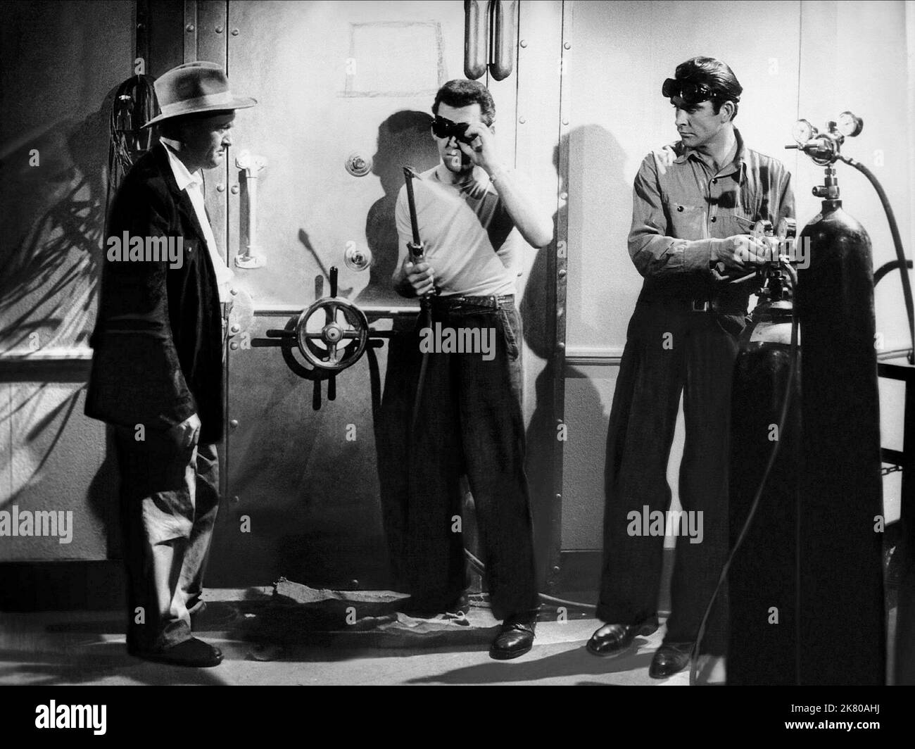 John Paul, Murray Kash & Sean Connery Film: Time Lock; (UK 1957 ...
