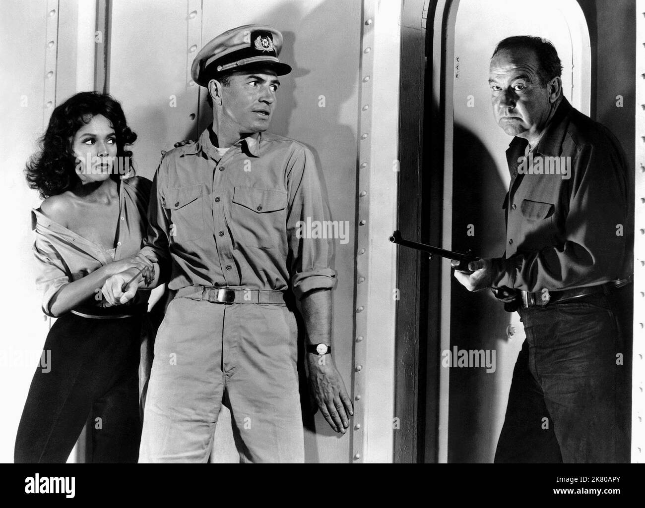 Dorothy Dandridge, James Mason & Broderick Crawford Film: The Decks Ran ...
