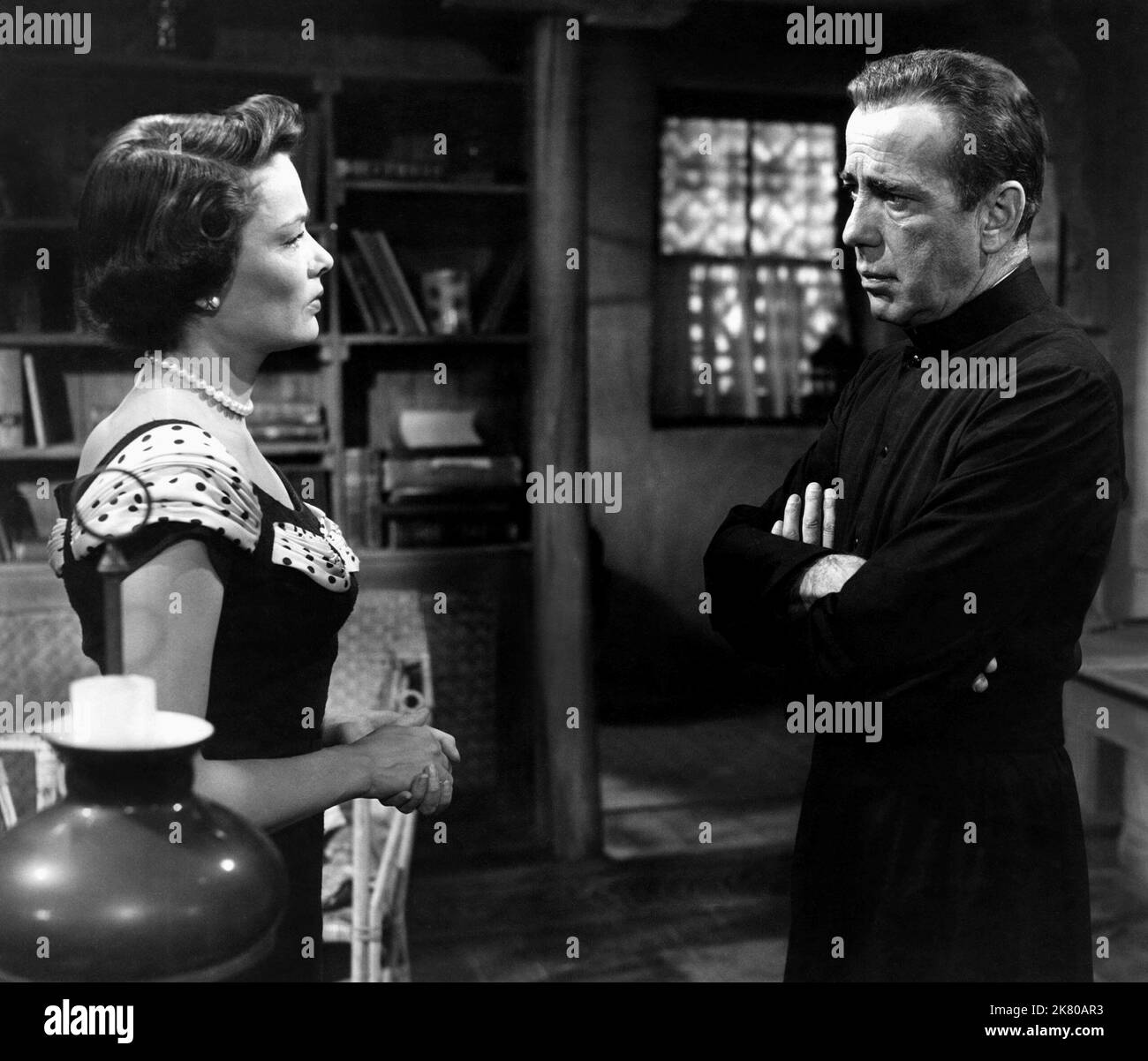 Gene Tierney & Humphrey Bogart Film: The Left Hand Of God (1955 ...