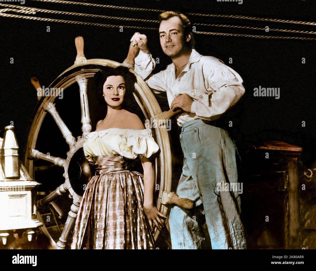 Patricia Medina & Alan Ladd Film Botany Bay (1951) Characters: Sally ...