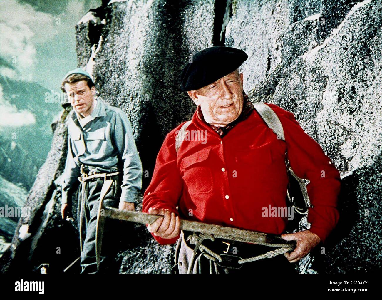 Robert Wagner & Spencer Tracy Film: The Mountain (USA 1956) Characters ...