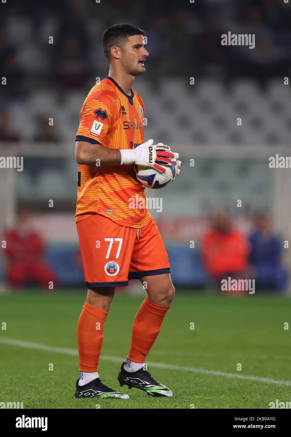 Turin, Italy, 18th October 2022. Luca Maniero of AS Cittadella during ...