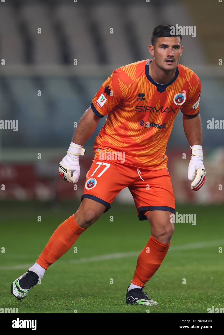 Turin, Italy, 18th October 2022. Luca Maniero of AS Cittadella during ...