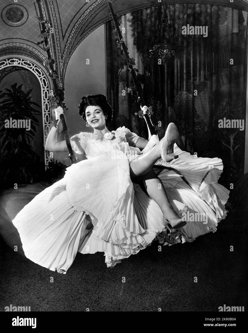 Joan Collins Film The Girl In The Red Velvet Swing (1955) Characters ...