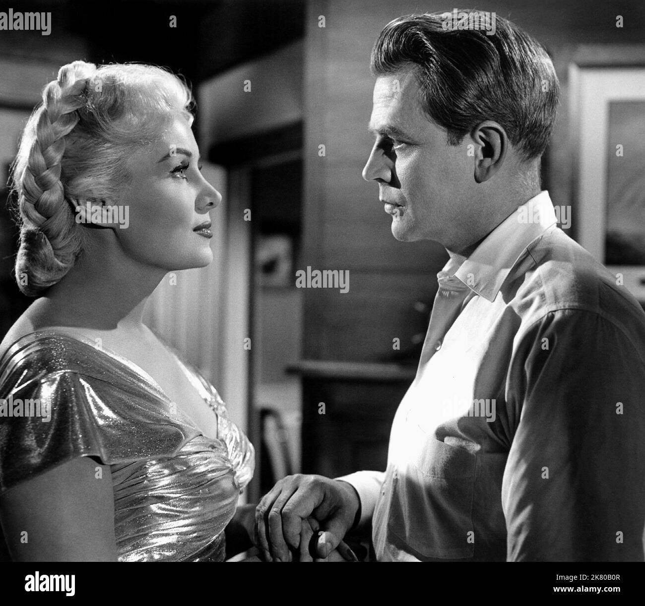 Rhonda Fleming & Dan O'Herlihy Film: Home Before Dark (USA 1958 ...